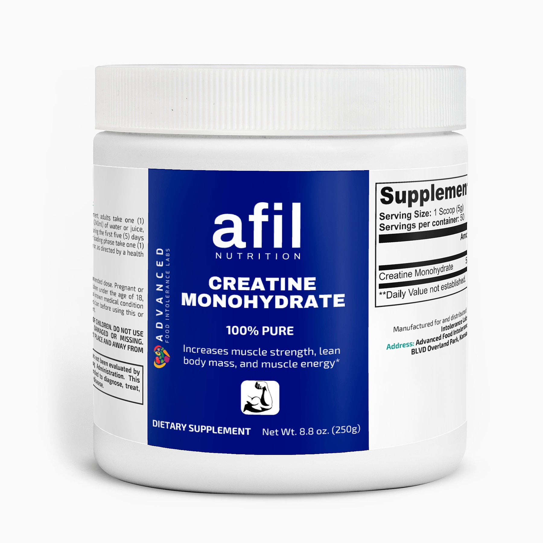 Creatine Monohydrate Powder | Advanced Food Intolerance Labs