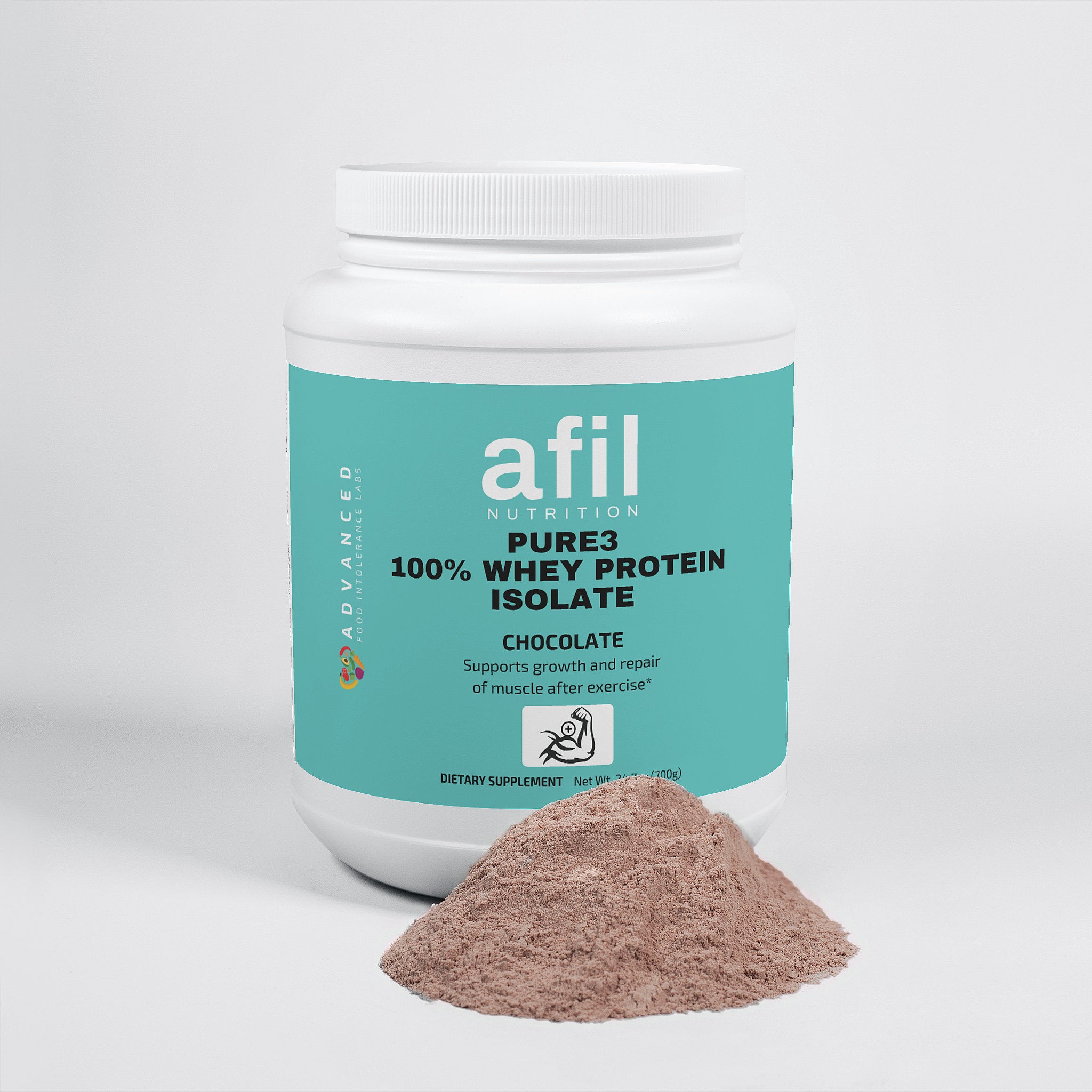 Chocolate Whey Protein Isolate | Pure3 | Muscle & Recovery – Advanced ...