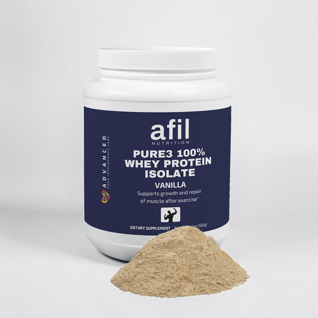 Pure3 100% Vanilla Whey Protein Isolate – Advanced Food Intolerance Labs