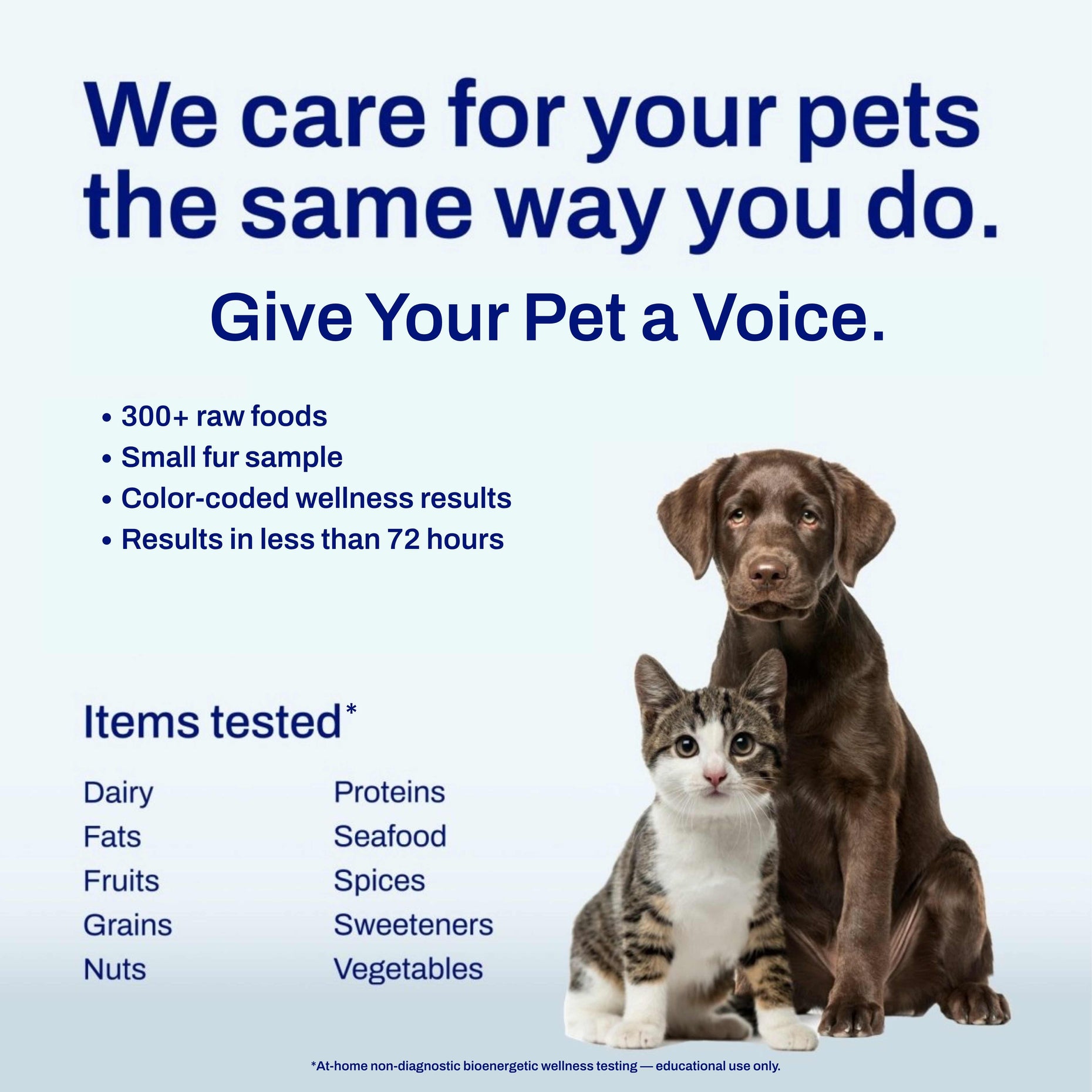 Pet Raw Food Intolerance Test for Dogs & Cats – Advanced Food ...